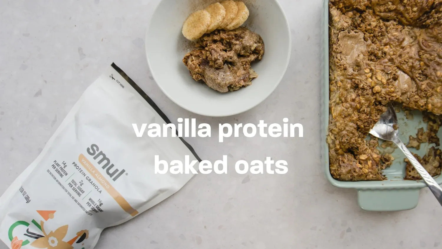 smul vanilla protein baked oats