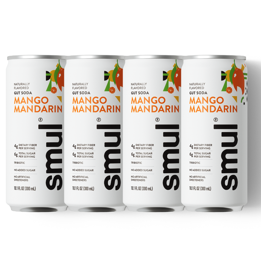 Mango Mandarin Gut Soda - 4 Pack